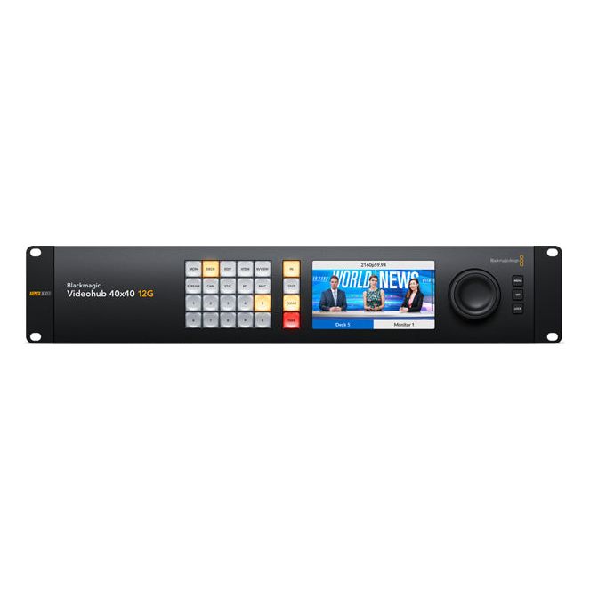 Blackmagic Videohub 40x40 12G Zero Latency Video Router – LKN Australia